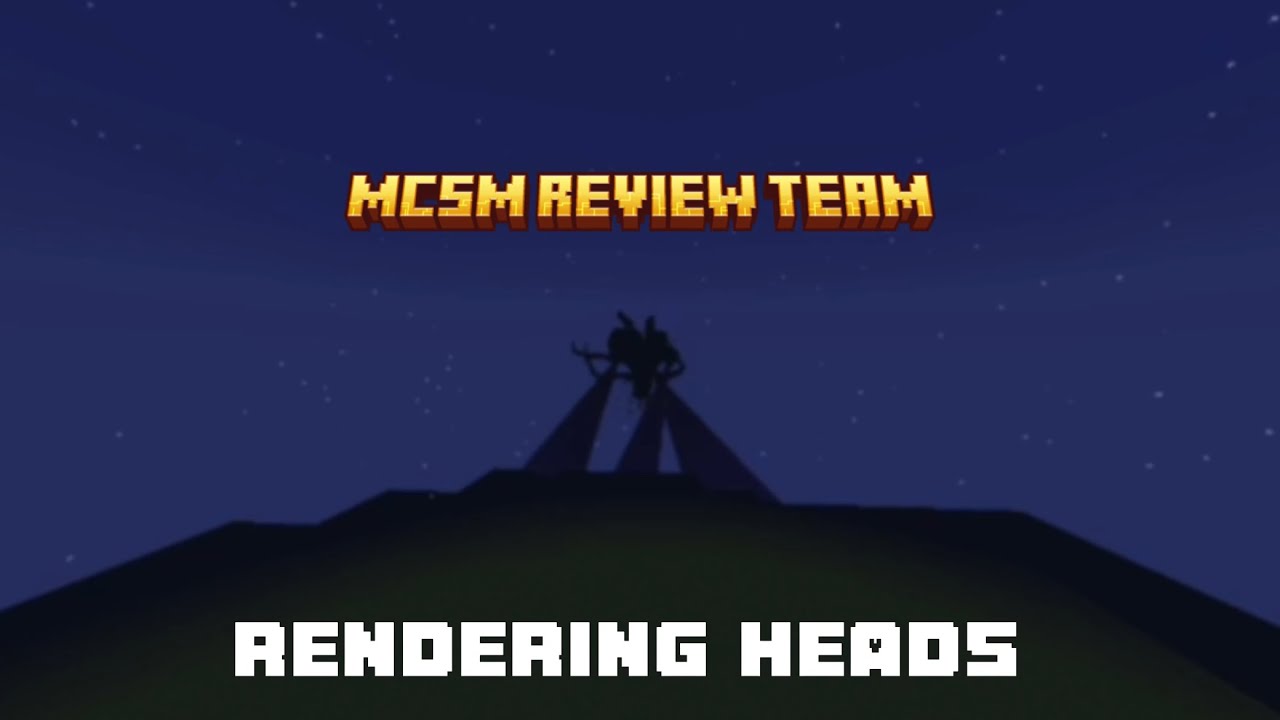 Mcsm review addon | rendering heads - YouTube