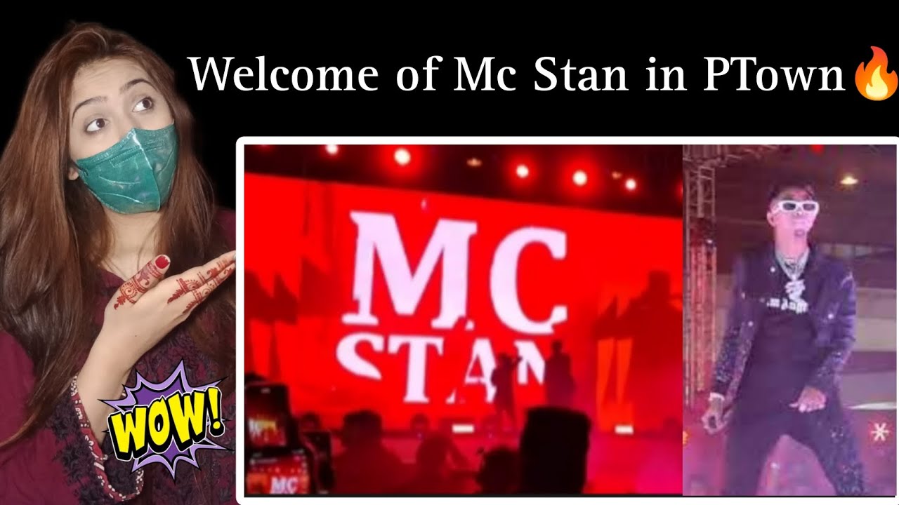 Mc Stan Grand Entry in P Town - REACTION || Mc Stan Pune Concert - YouTube