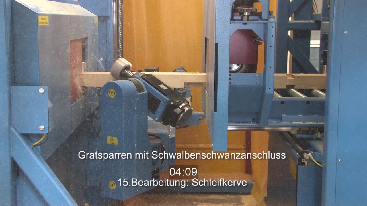 ROBOT-Solo | Bearbeitungen | Hundegger - YouTube