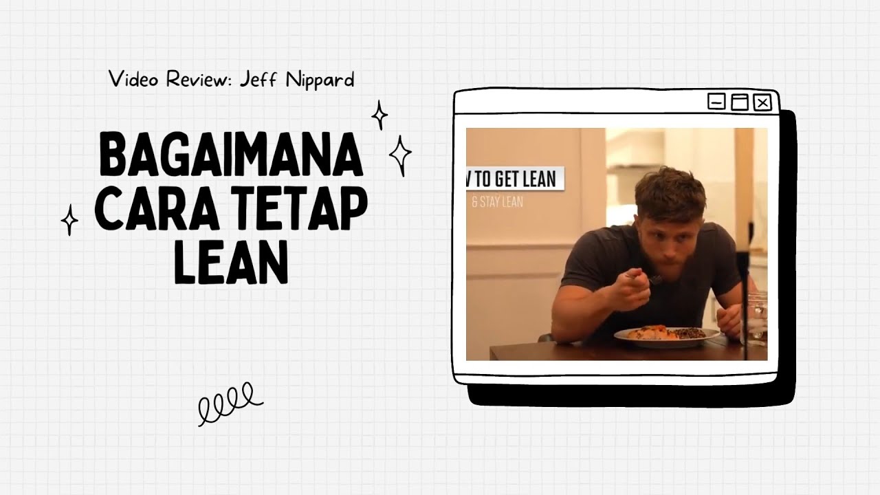 Menjaga badan tetap lean - YouTube