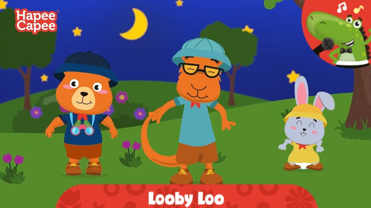 Looby Loo| Nursery Rhymes | HapeeCapee - YouTube