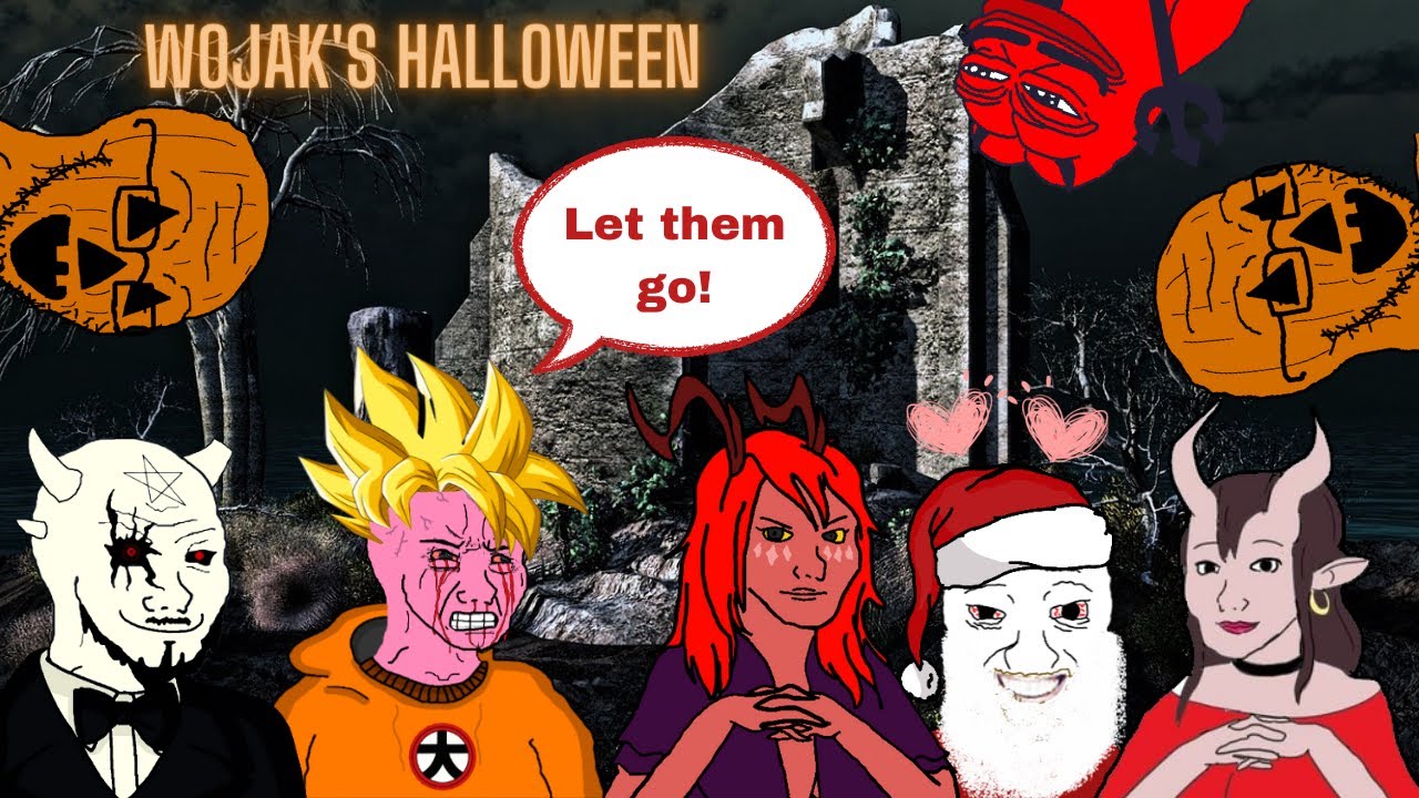 Wojak goes to Halloween party | Halloween Special - YouTube