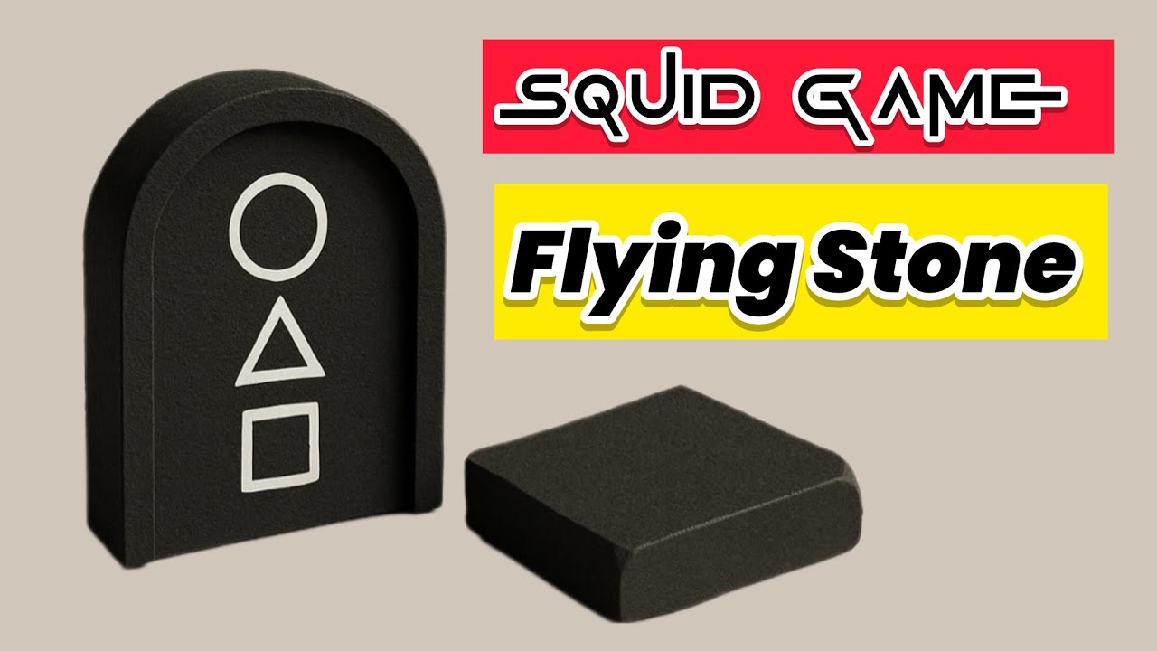 How to Make the FLYING STONE from Squid Game (It Works!) - YouTube