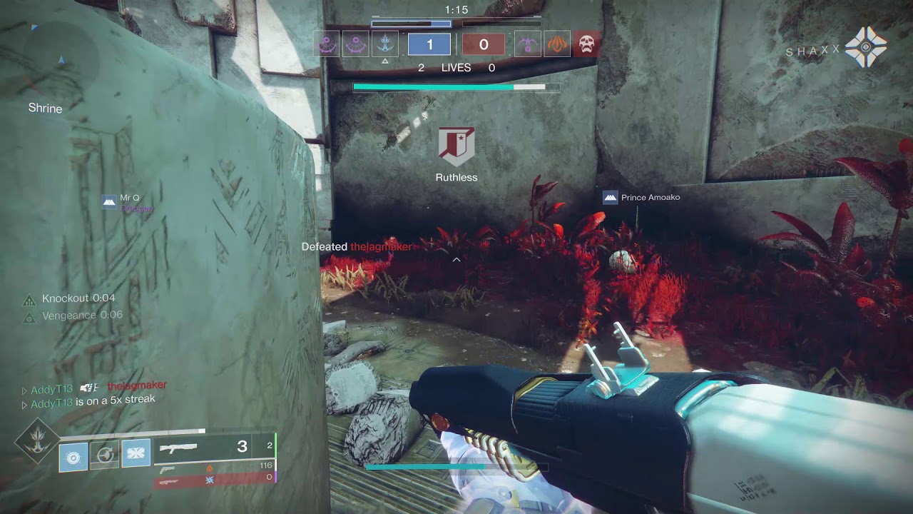 Destiny 2 - legend rank comp glimpse - YouTube