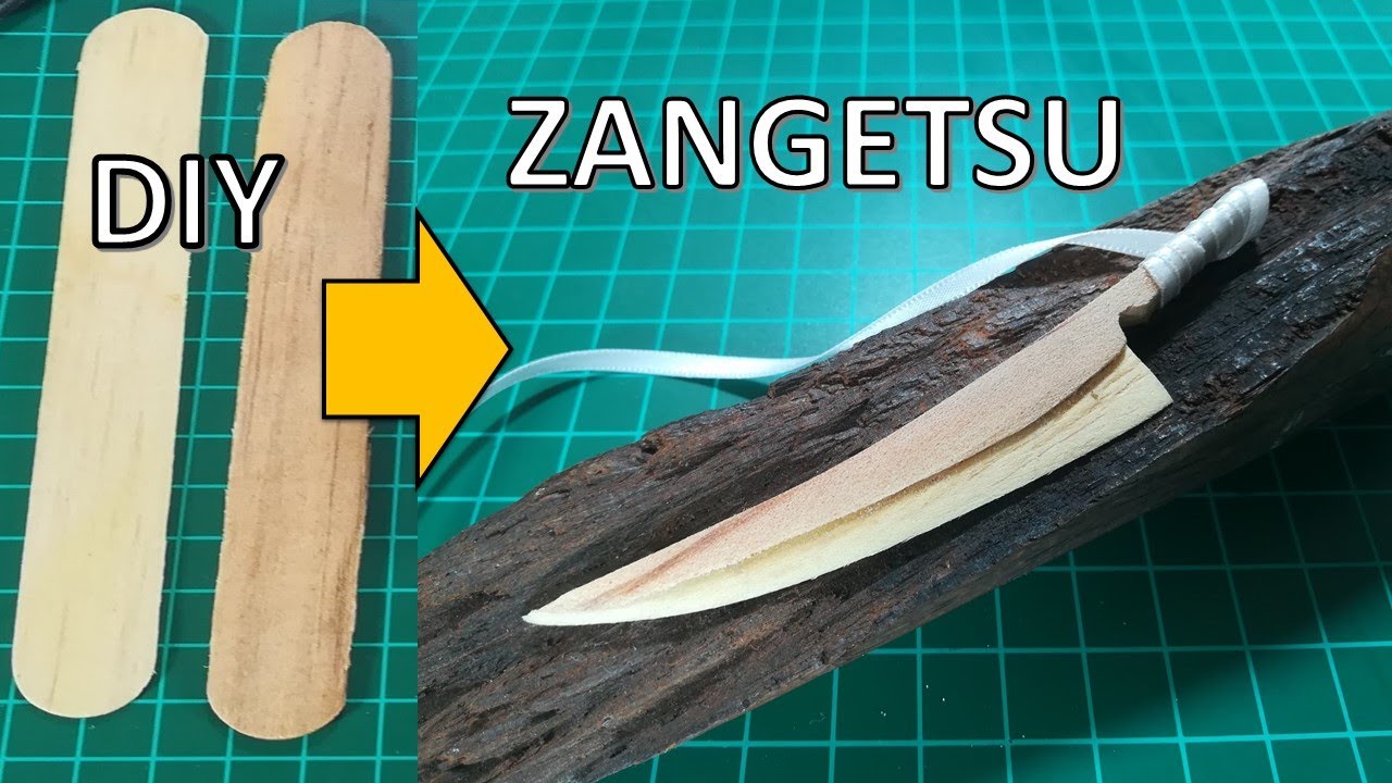 Como crear la Zangetsu de Ichigo | Tutorial | HTM (Hazlo tú mismo ...