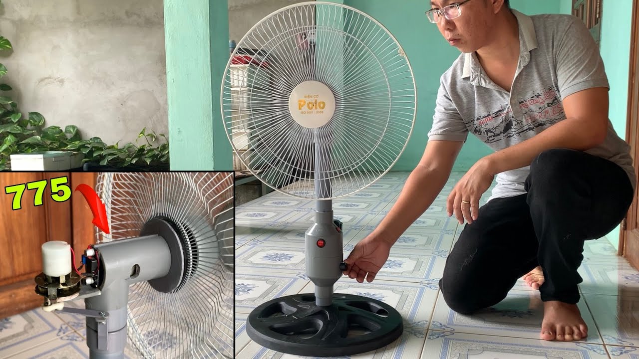 How To Make Fan Using 775 DC Motor And PVC Pipe || Chế Quạt Từ Motor ...