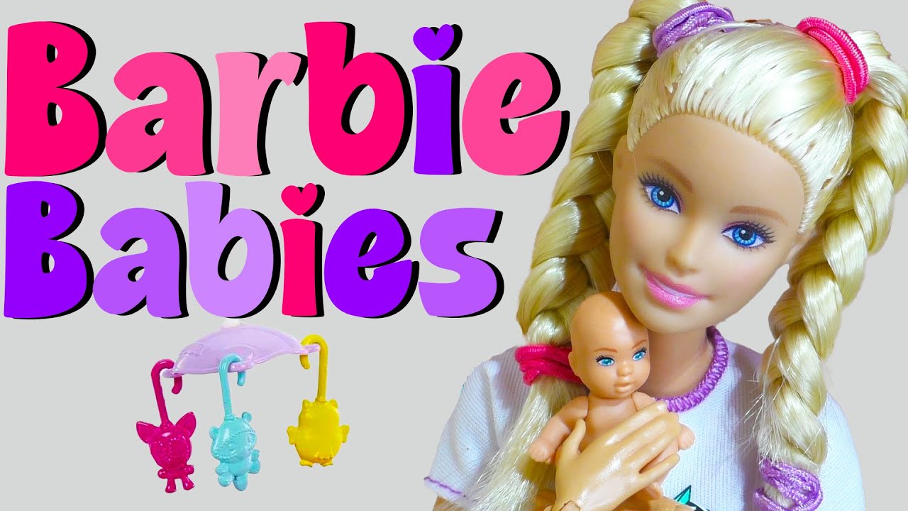 Barbie BABIES...Lots Of Barbie Babies - Taking Care Of Baby Dolls With ...