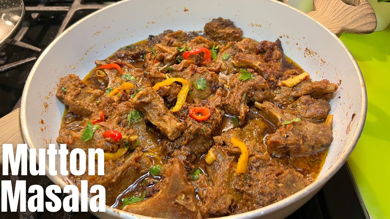 Easy & Tasty Mutton Masala Recipe | CookwithKhan - YouTube