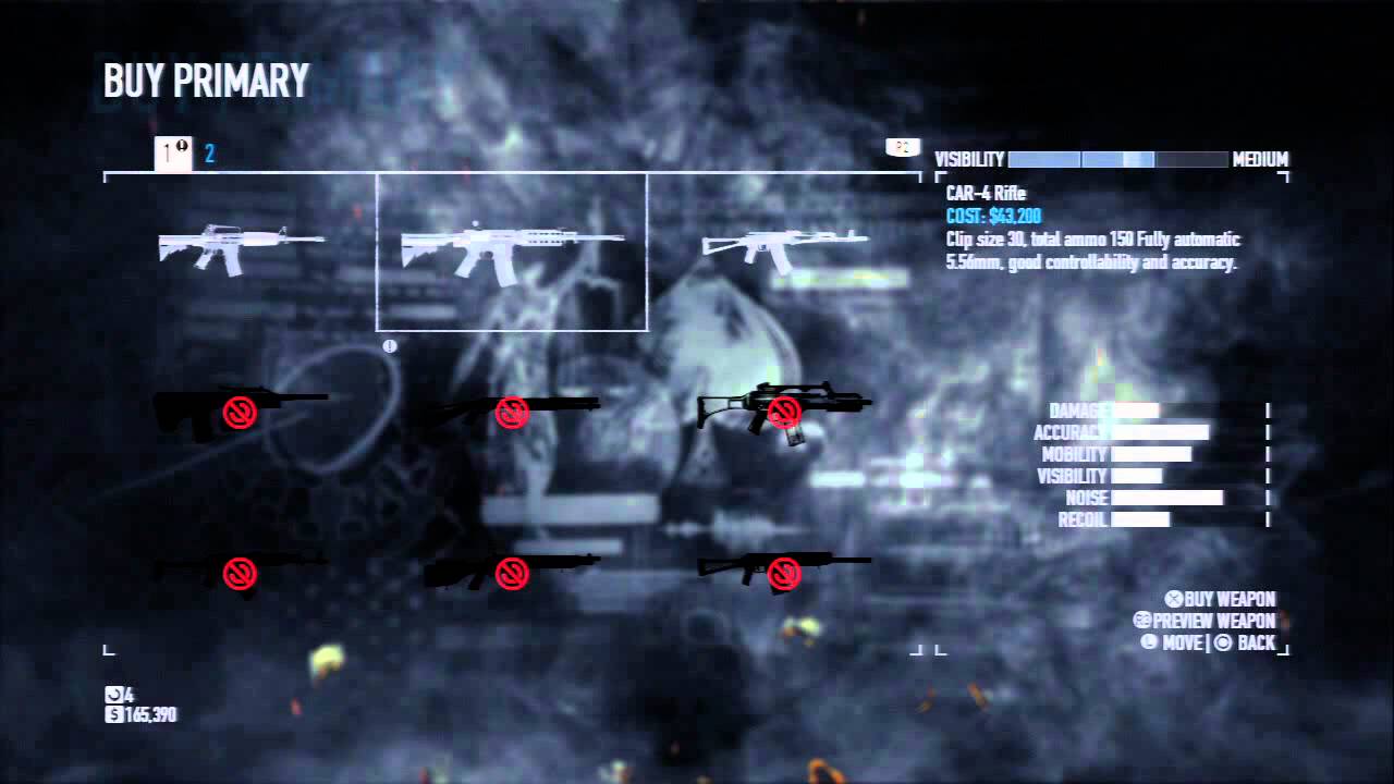 Payday 2 - Inventory: Car-4 Rifle Bought, The Gagball Mask Acquired ...