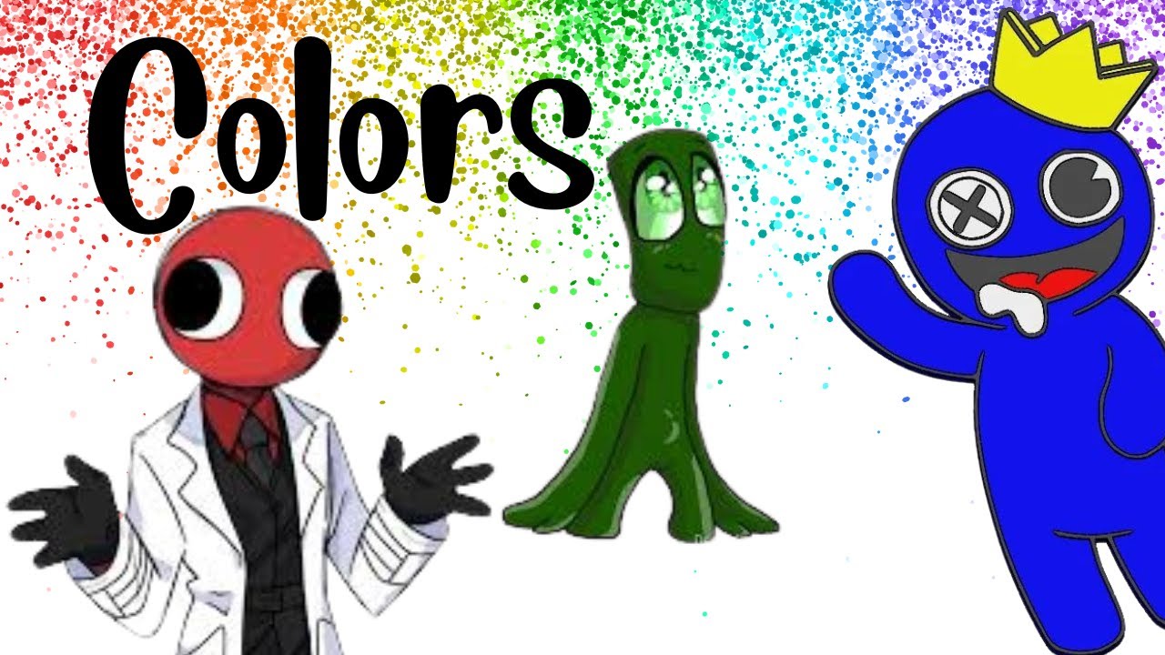 Colors with Rainbow Friends 🌈 - Learn Colors with Rainbow Friends ...