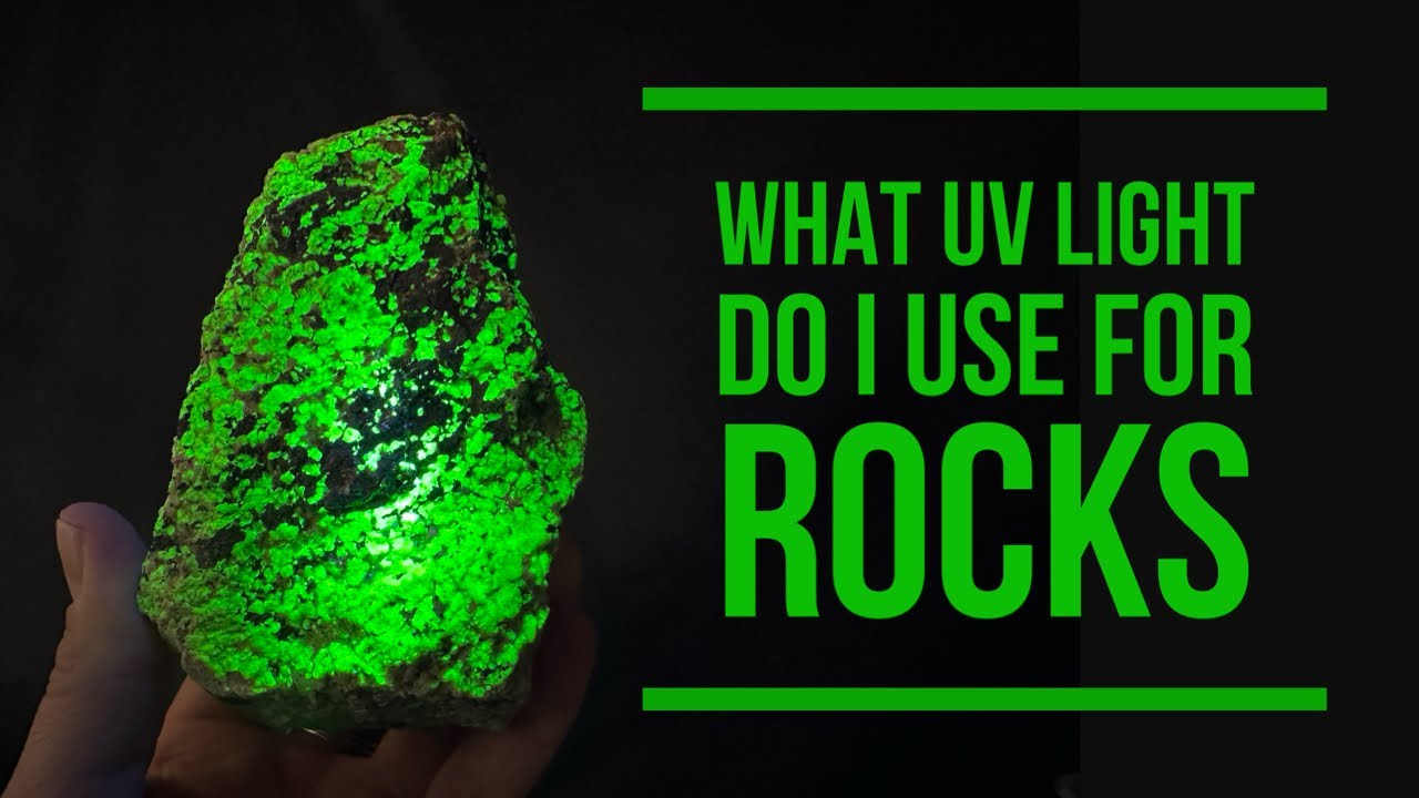 What UV light I use for Rocks - YouTube