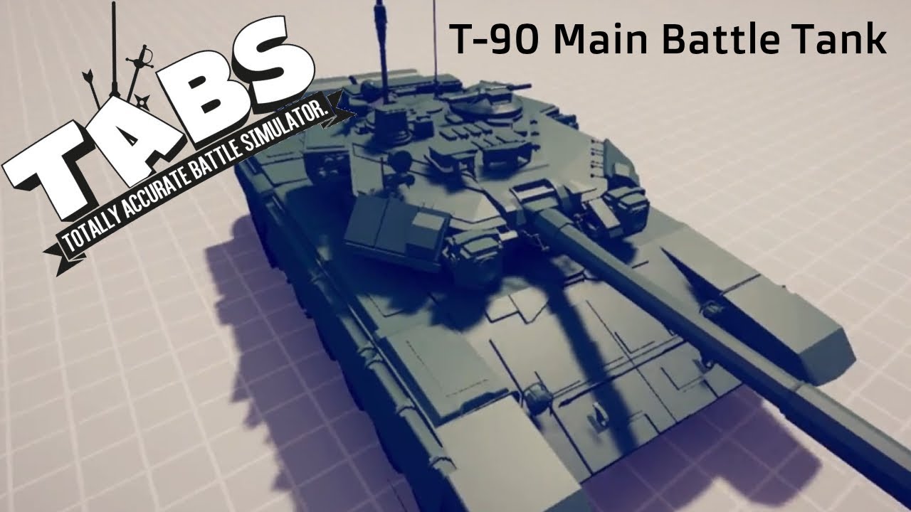 T-90 Tank in-depth look | totally accurate battle simulator - YouTube