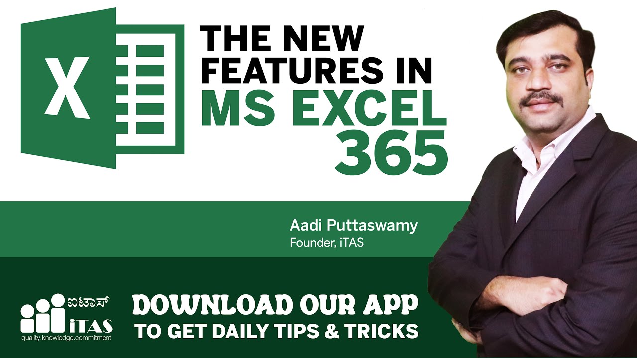 THE NEW FEATURES OF MS EXCEL 365 MS EXCEL FOR ANALYSTS DATA the-new-features-of-ms-excel-365-ms-excel-for-analysts-data