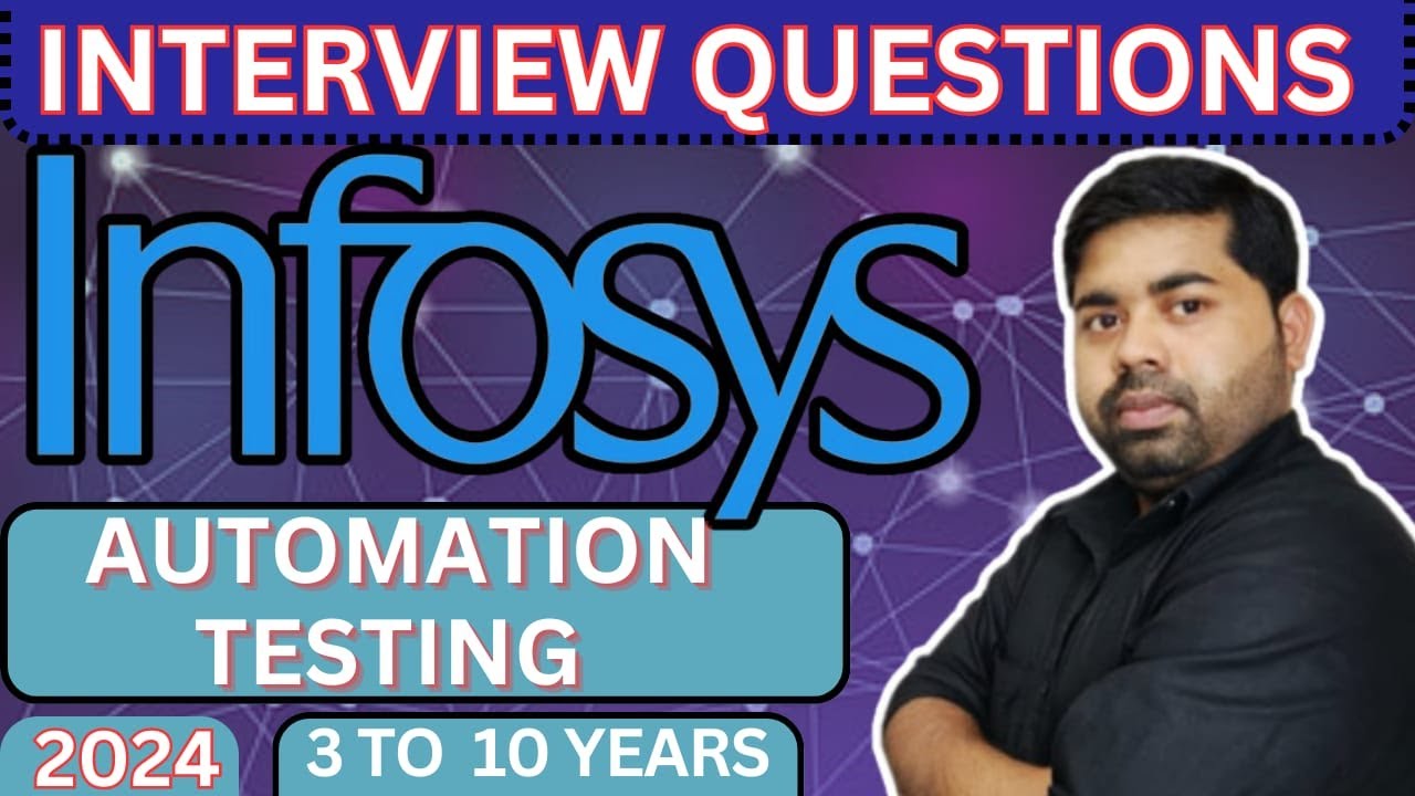 Infosys Interview Question For Automation Testing 3 T 10 Year Experience Youtube