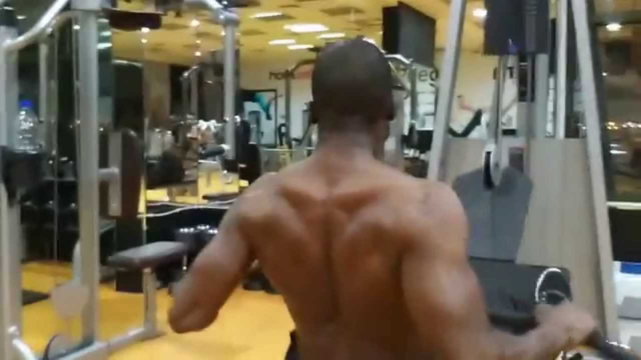 Back: Wide bar seated rows - YouTube