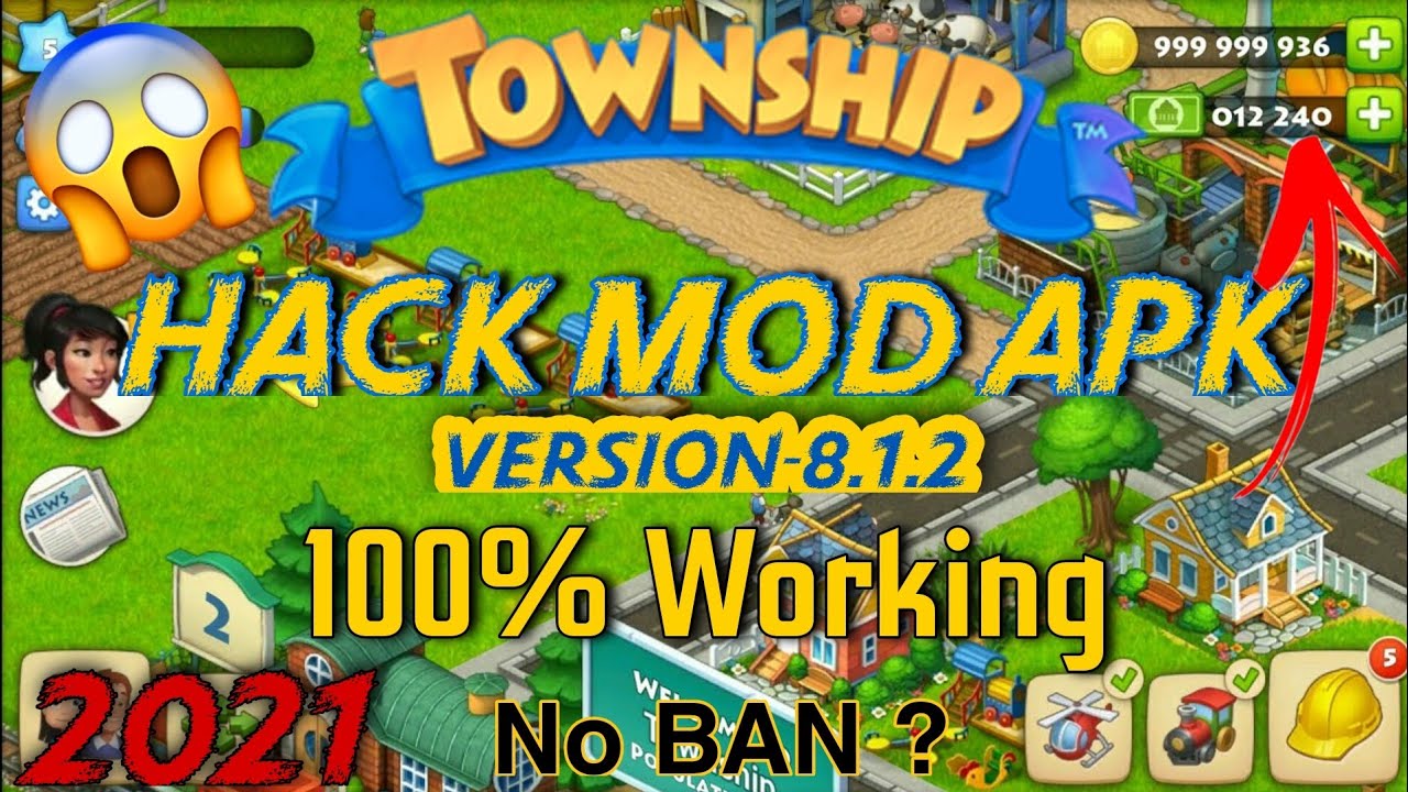 How to download township latest mod apk version 8.1.2 mod No Ban 2021 ...