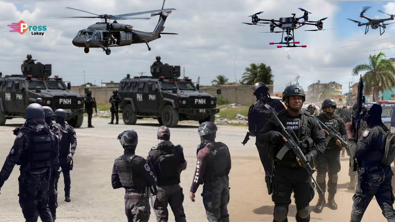 SWAT, BRI, UTAG pote boure sou 400 Mawozo, drone tonbe, Lanmò Sanjou ...