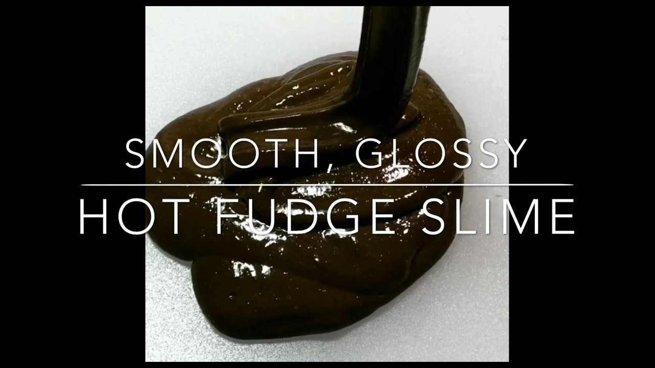 Glossy, Hot Fudge Slime Tutorial! - YouTube