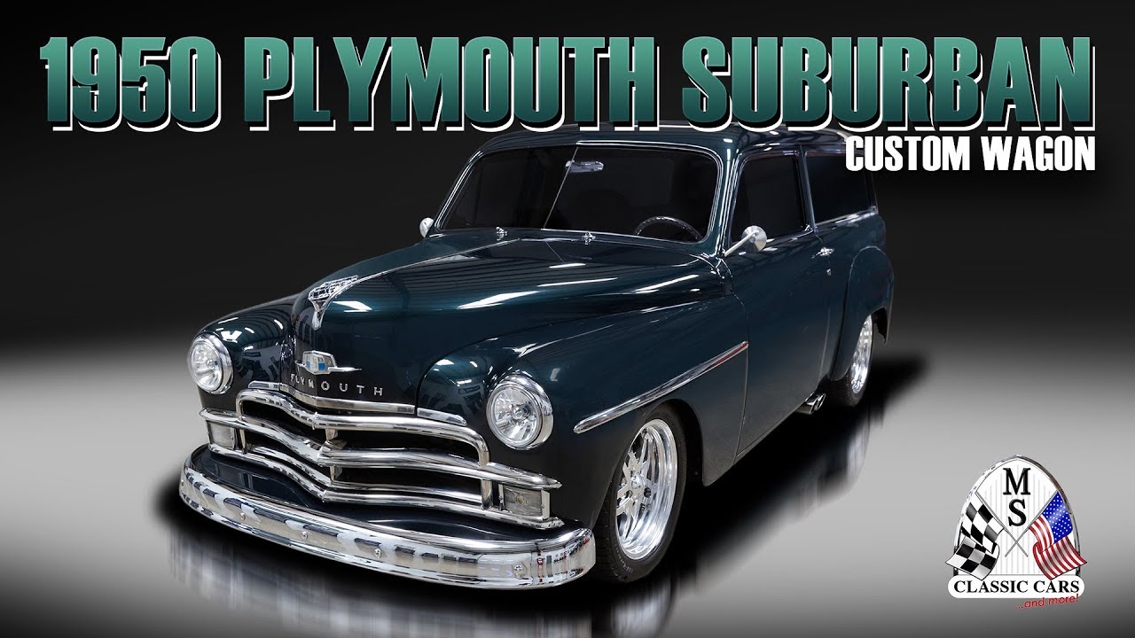 1950 Plymouth Suburban Custom Wagon MS CLASSIC CARS - YouTube