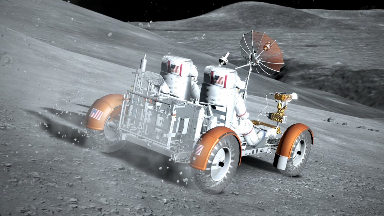 Lunar Roving Vehicle LRV 001 '71 Esplorazione Lunare Missione Lunare II ...