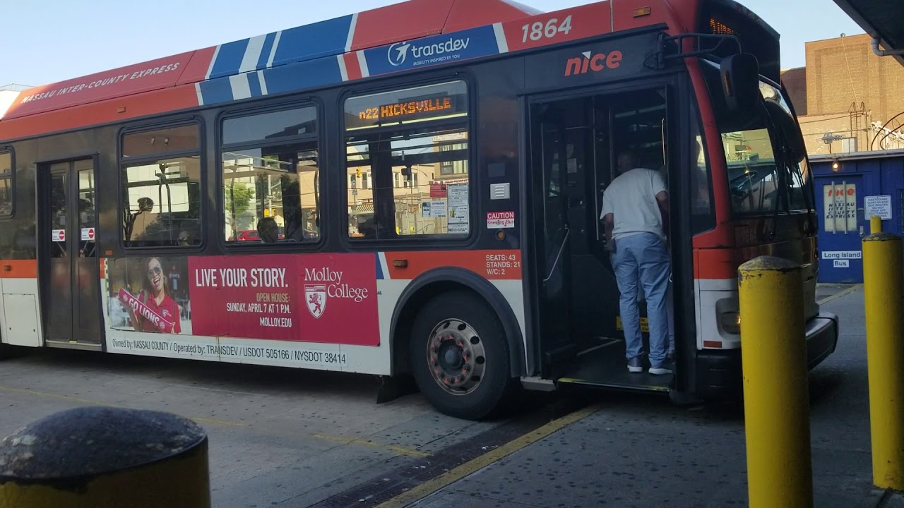 NICE: Hicksville bound N22 (2012 Orion 7 EPA10/3G) leaving 165 St Term ...