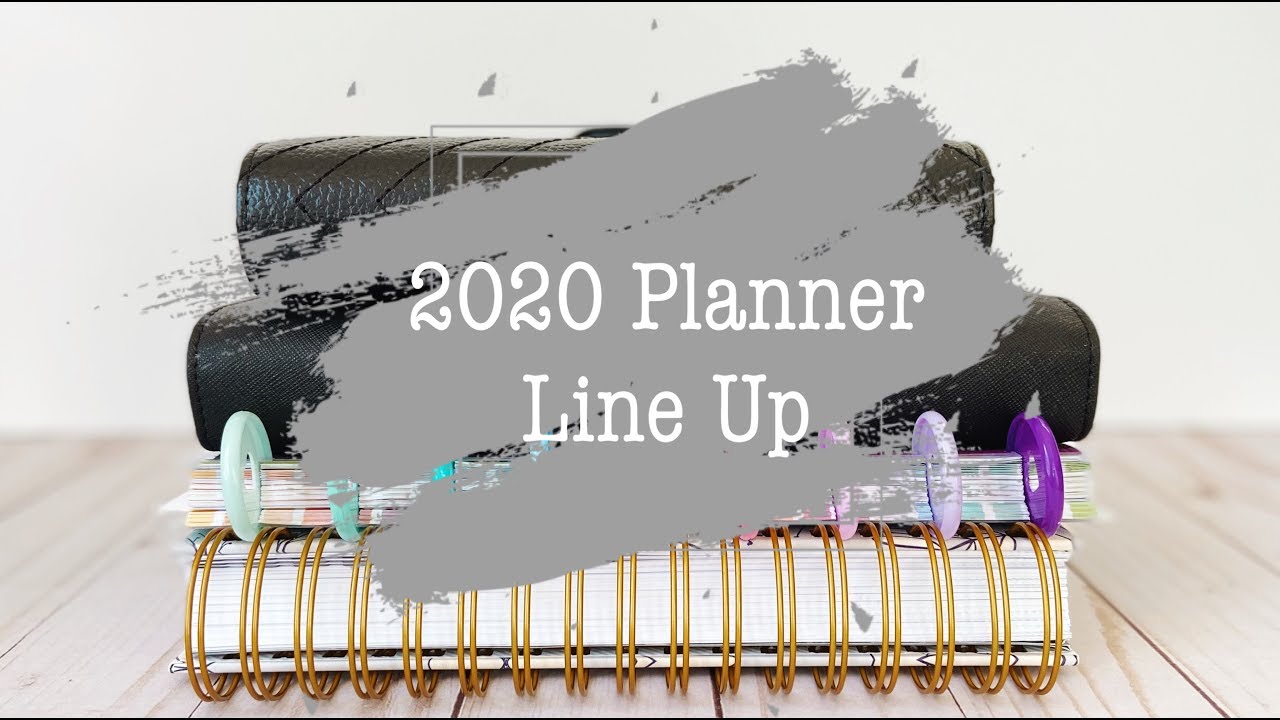 2020 Planner Line Up - YouTube