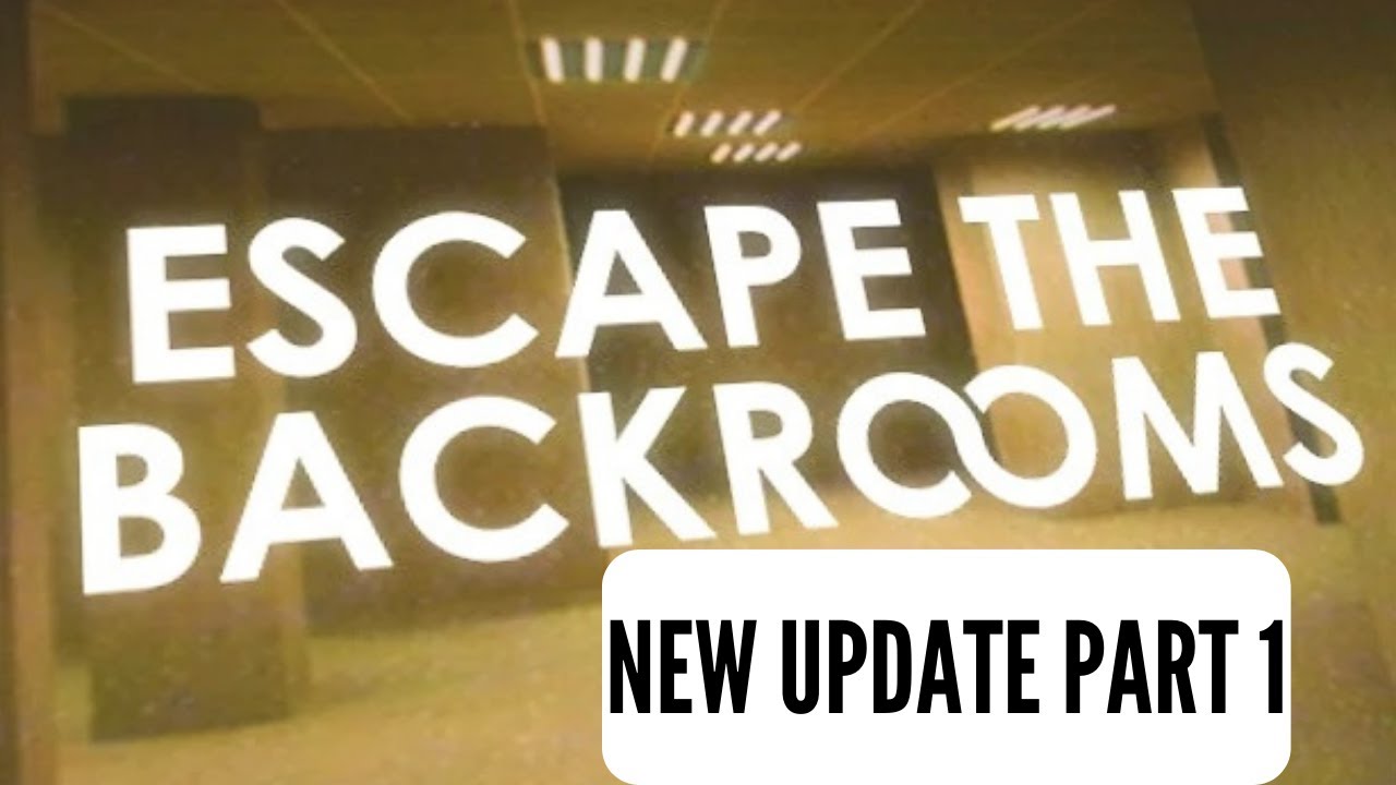 NEW DLC escaping the backrooms part 1 Playthrough - YouTube
