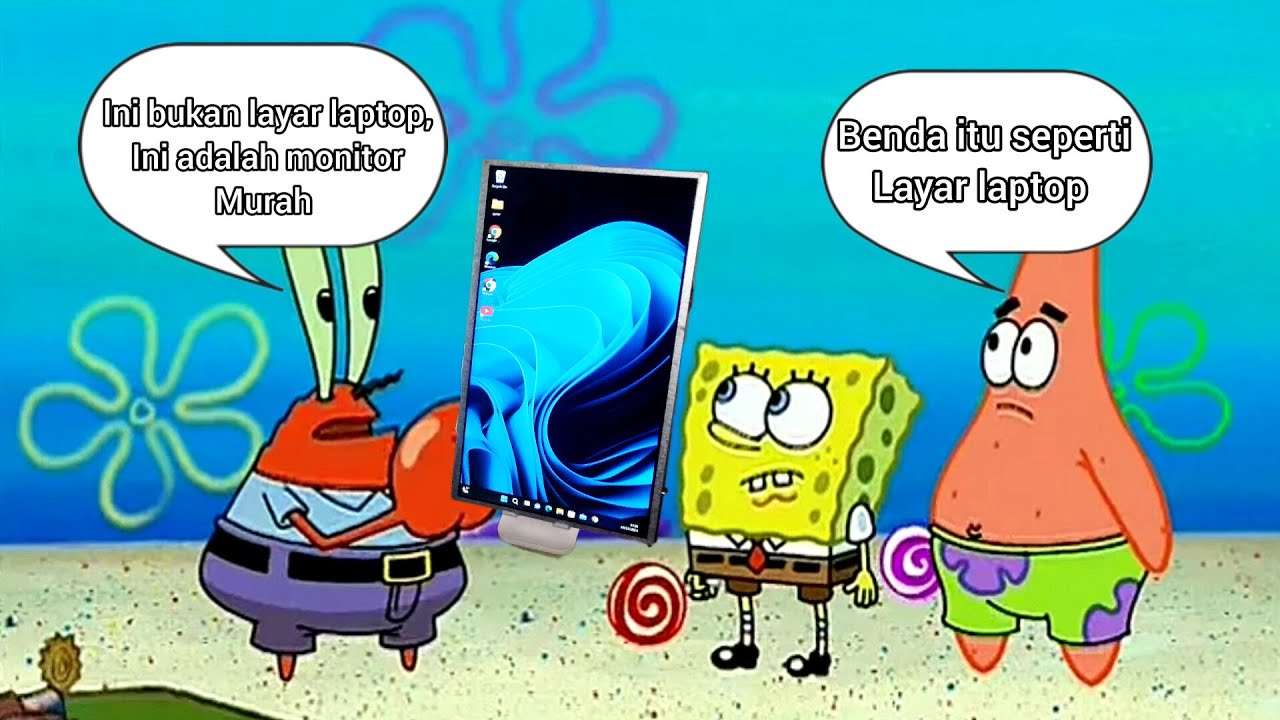 LCD Layar laptop jadi monitor PC/komputer - YouTube