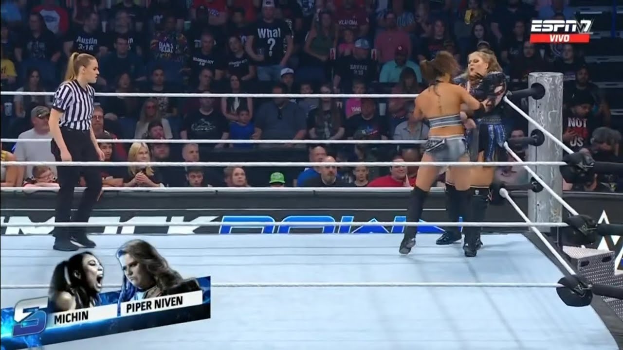 Michin "Mia Yim" Vs Piper Niven Parte 1 - WWE Smackdown 27/09/2024 (En ...