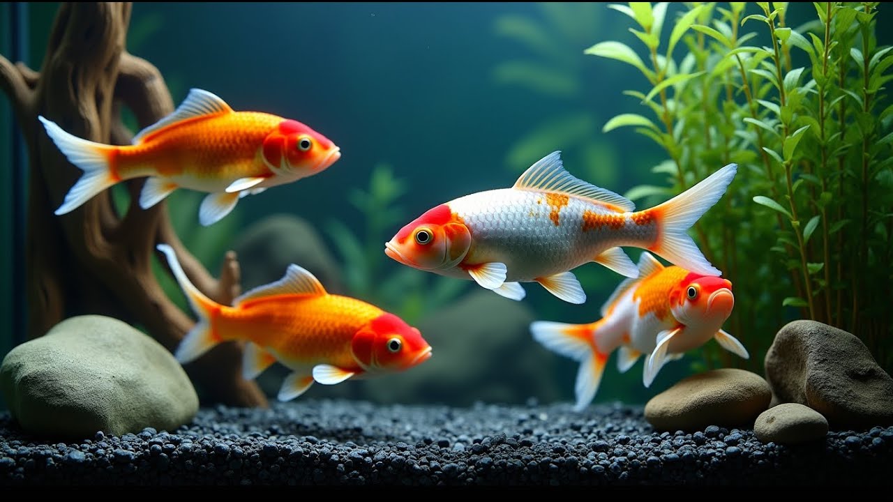 Sleep with Soothing Aquarium Sounds & Swimming Fish | Deep Relaxation ...