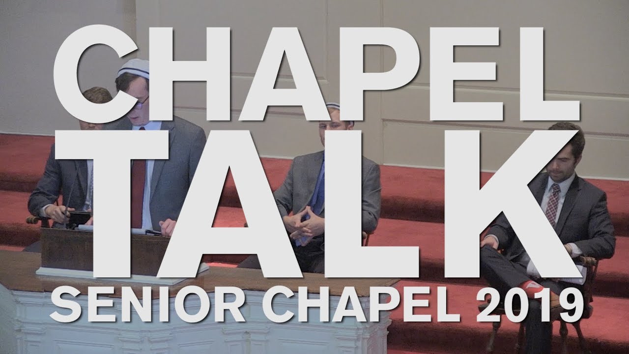Chapel Talk at Wabash College: Senior Chapel (April 25, 2019) - YouTube