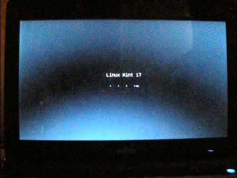 Boot Linux Mint USB on old/legacy computer, with acpi=off option - YouTube