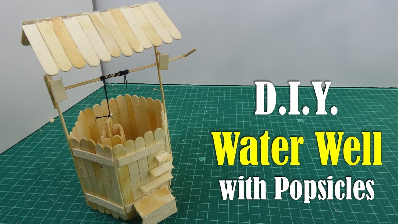 DIY: Water Well with Popsicles - YouTube