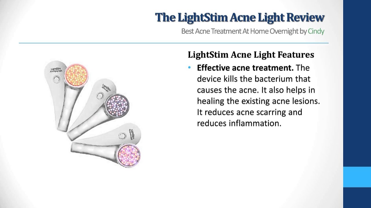 LightStim Acne Light Review - YouTube
