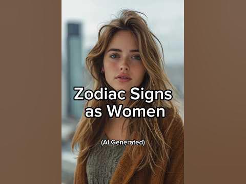 Ai Draws Zodiac Signs as Women! - YouTube