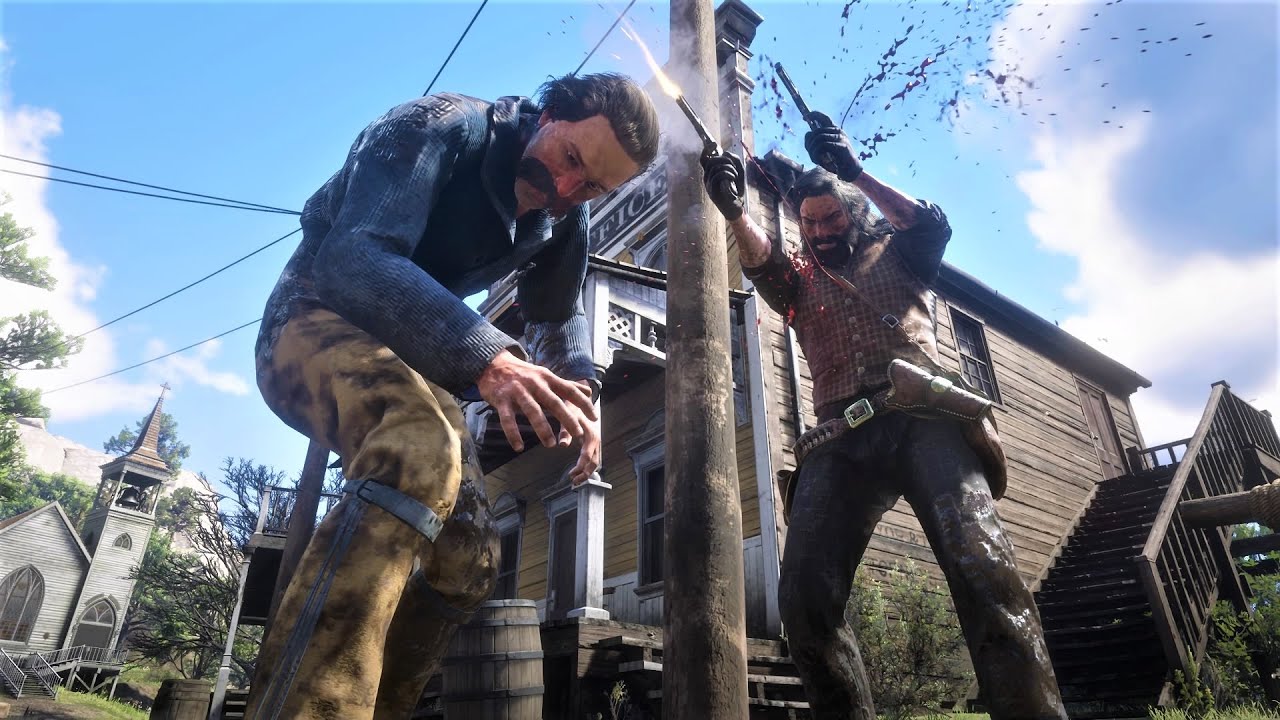 Dual Wield M1899 Pistols - Brutal Kills - Valentine - No Hud - Red Dead ...