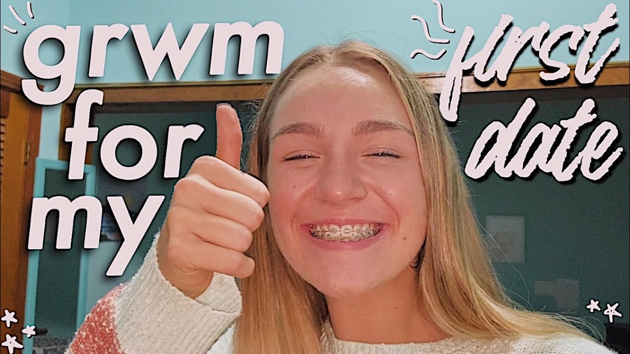 GRWM FOR MY FIRST OFFICIAL DATE EVER | first date ever in high school ...