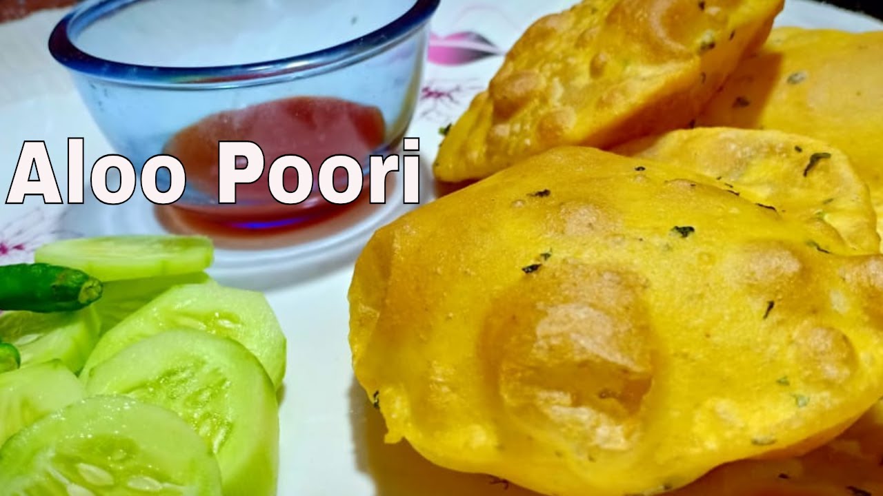 Aloo Puri Recipe | Potato Poori | How to make Aloo puri | Alu ki poori ...
