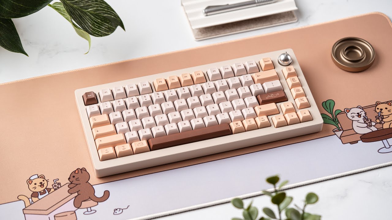 A $135 Boba Themed Prebuilt Keyboard? | Milktype Sprout75 Review - YouTube