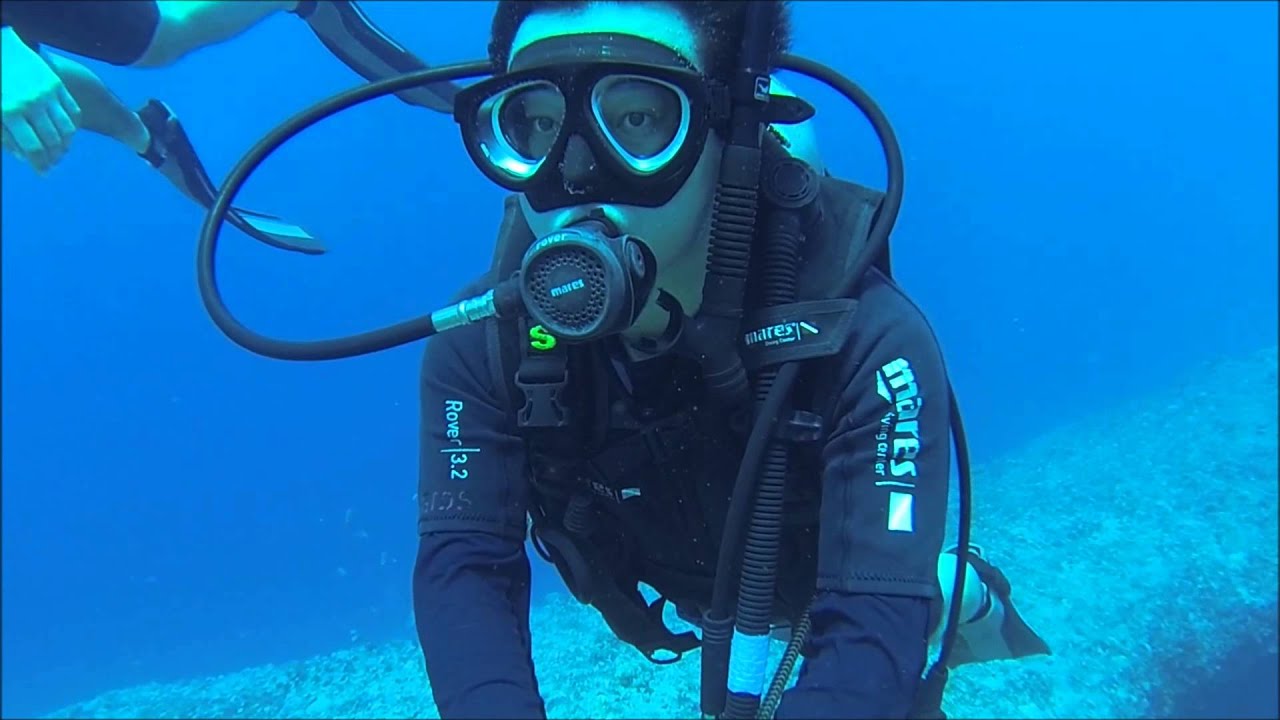 Scuba Diving - Blue Hole, Guam - YouTube