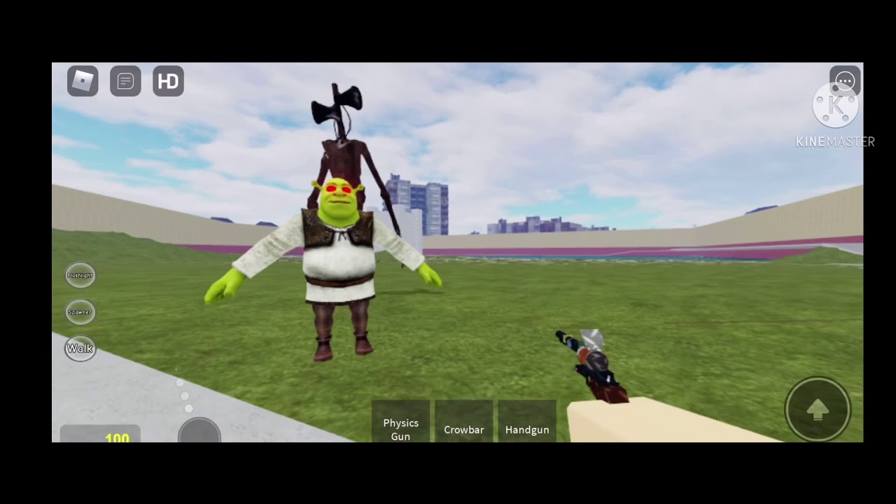 Shrek vs hulk vs addons rays mod battles - YouTube