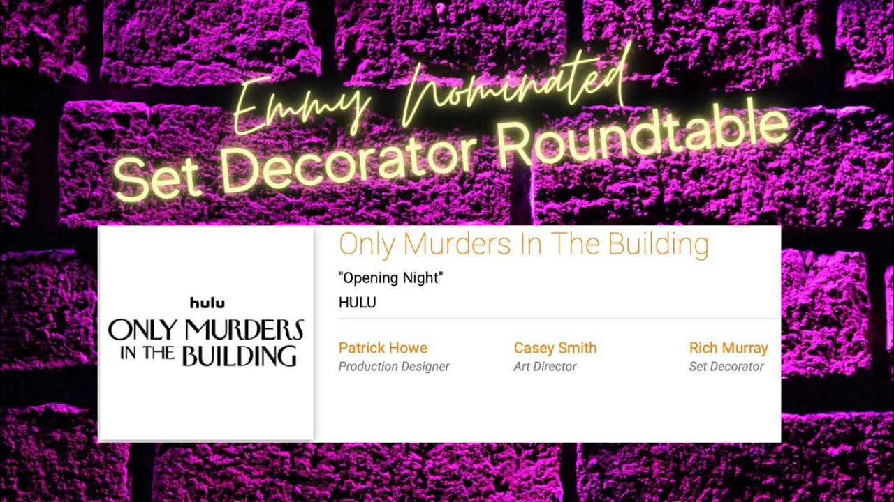 "Only Murders in the Building" - Set Decorator - Rich Murray ...