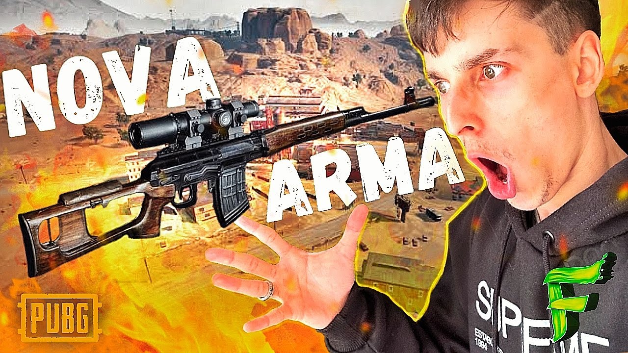 ARMA NOVA NO PUBG! É A MELHOR ARMA DO JOGO?! (NOVA ATUALIZAÇÃO) - YouTube