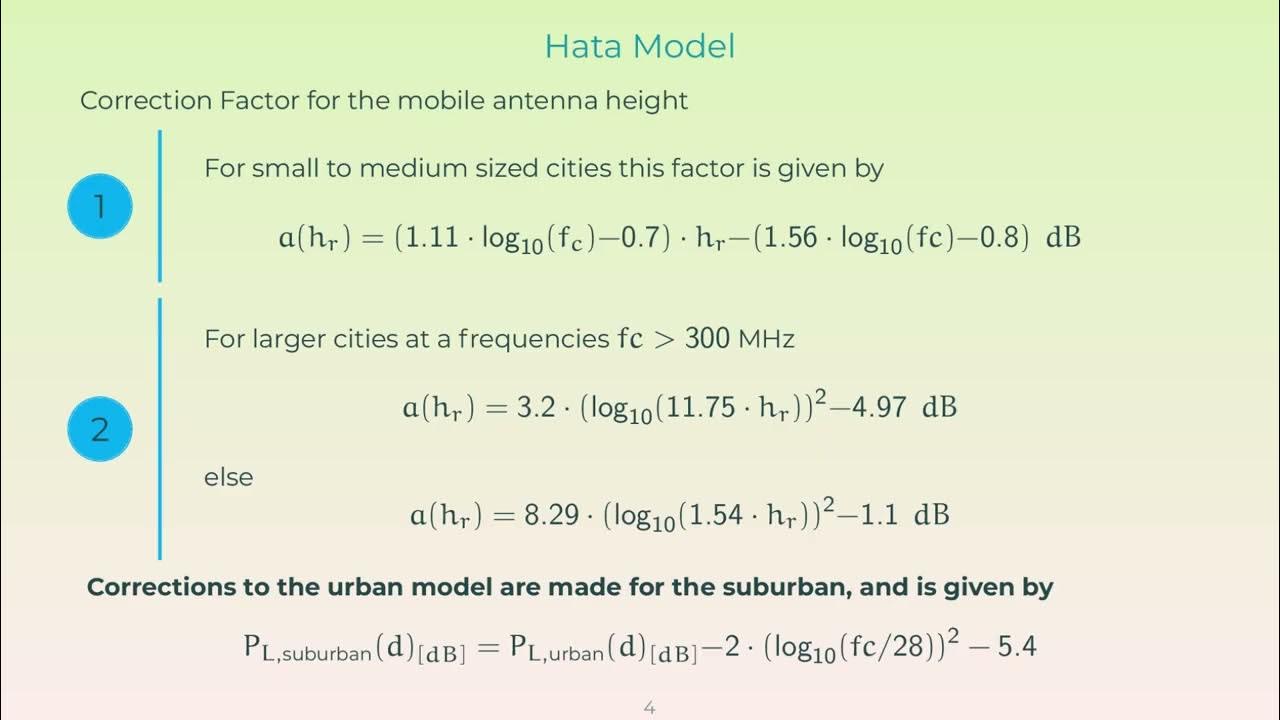 Simulation of Hata Model in MATLAB - YouTube