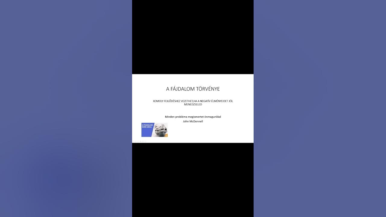 Fájdalom törvénye - YouTube