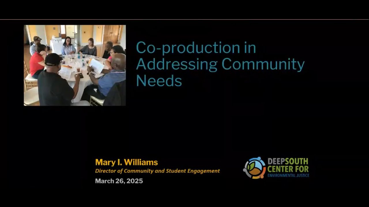 Co-production in Addressing Community Needs - YouTube