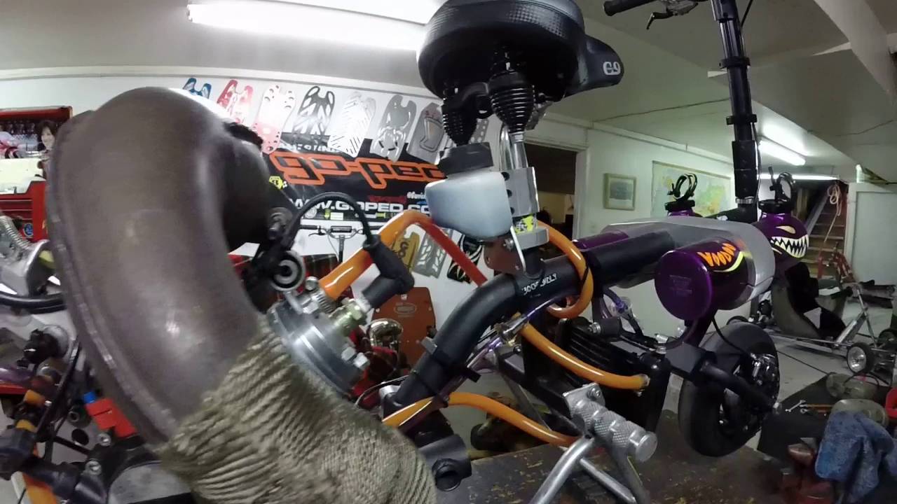 Goped Riot Voodoo V.2 Bzm water cooled 40cc Walk Around - YouTube