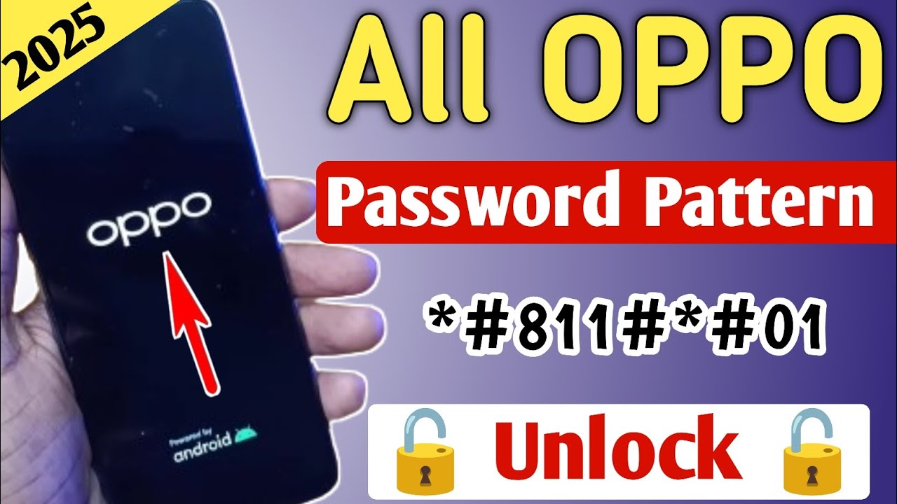 Nov... 2025 :- All Oppo Reset Password How to fix forgot lockscreen ...