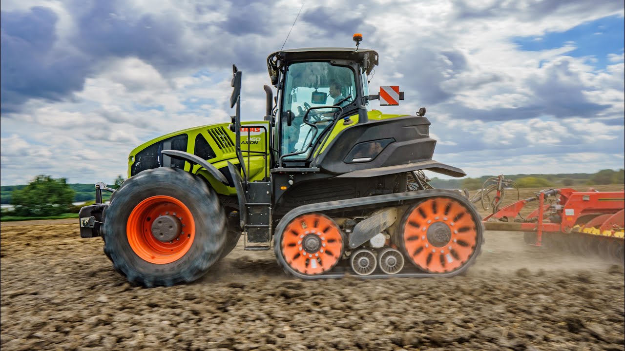 New Claas Axion 960 TerraTrac & Väderstad TopDown 400 I KLAS Nekoř a. s ...