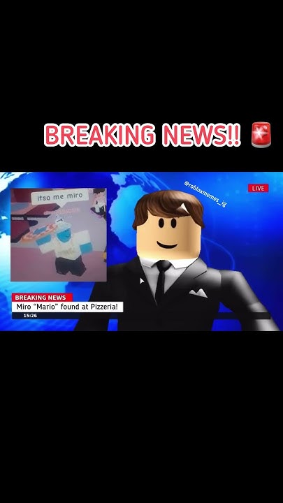 ROBLOX BREAKING NEWS! 🚨 #roblox #relatablememesroblox #robloxmemes #funny - YouTube
